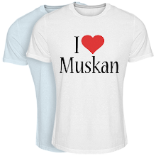 Muskan Logo | Name Logo Generator - Kiddo, I Love, Colors Style